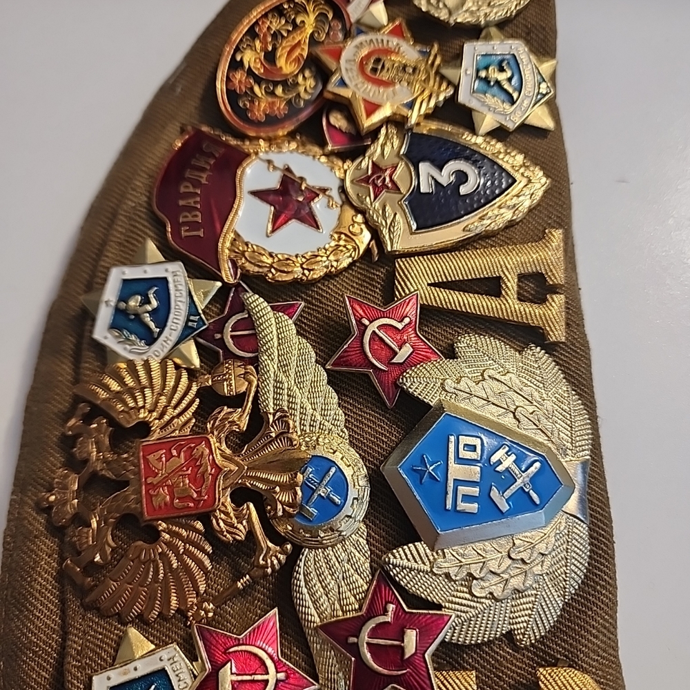 Vintage Russian-Soviet Union Military Field Cap/Hat W… - Gem